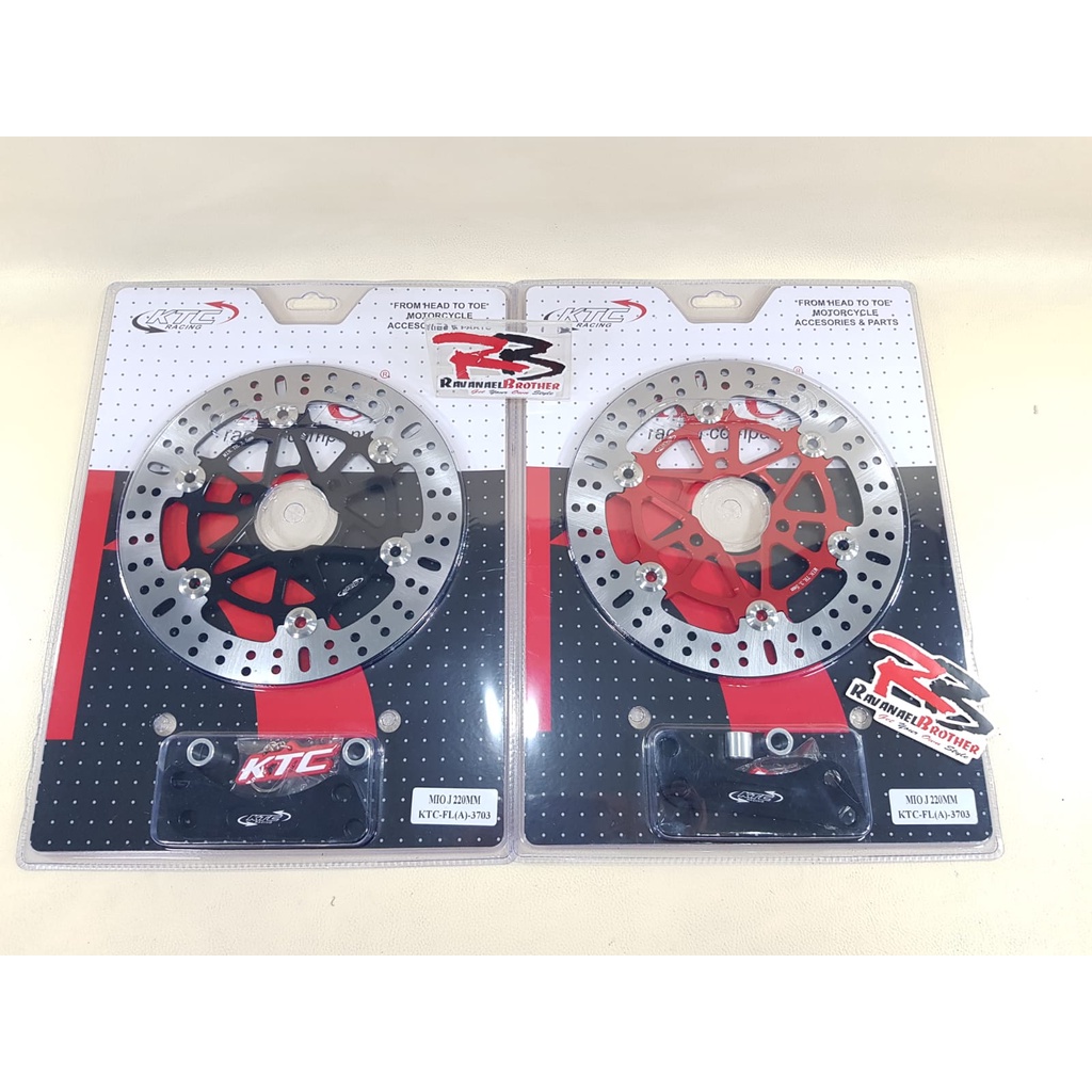 Jual Piringan Cakram Rem Disc Brake KTC Racing 220 mm Baud Cakram 3 ...
