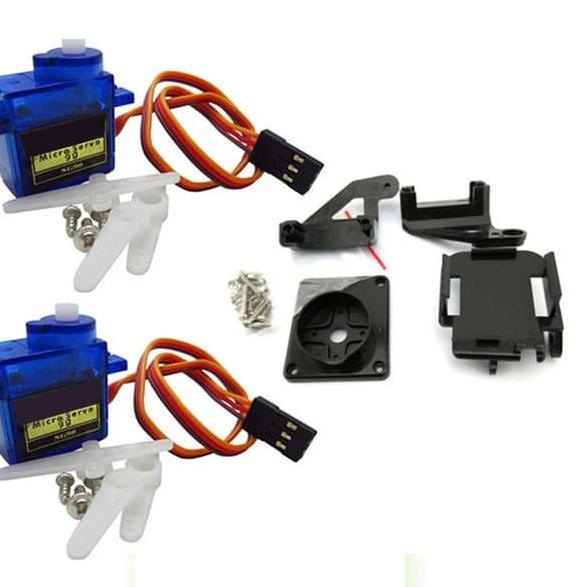 Jual Servo bracket PT Pan/Tilt Camera Platform with servo sg90 ...