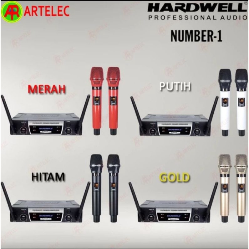 Jual mic wireless hardwell number 1 original hardwell microphone ...