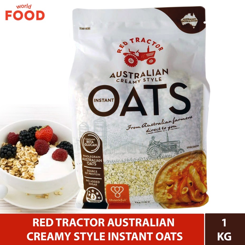 Jual RED TRACTOR AUSTRALIAN INSTAN OATS 1KG | Shopee Indonesia
