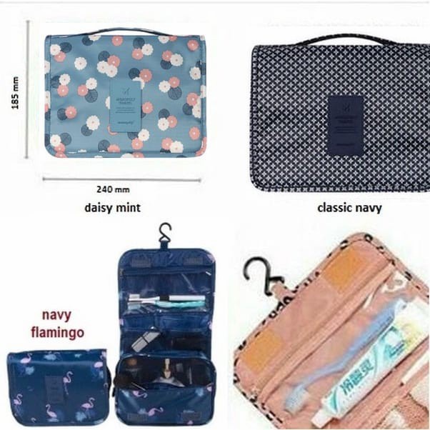 Jual waterfrof toiletres bag / tas penyimpan alat mandi | Shopee Indonesia