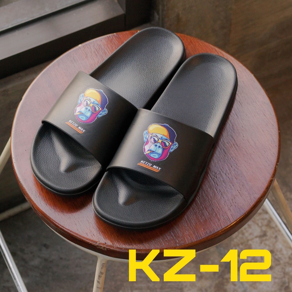Jual Sandal selop bahan karet Design Simple sandal slop pria ketzo max original ( KZ09-KZ15 ...