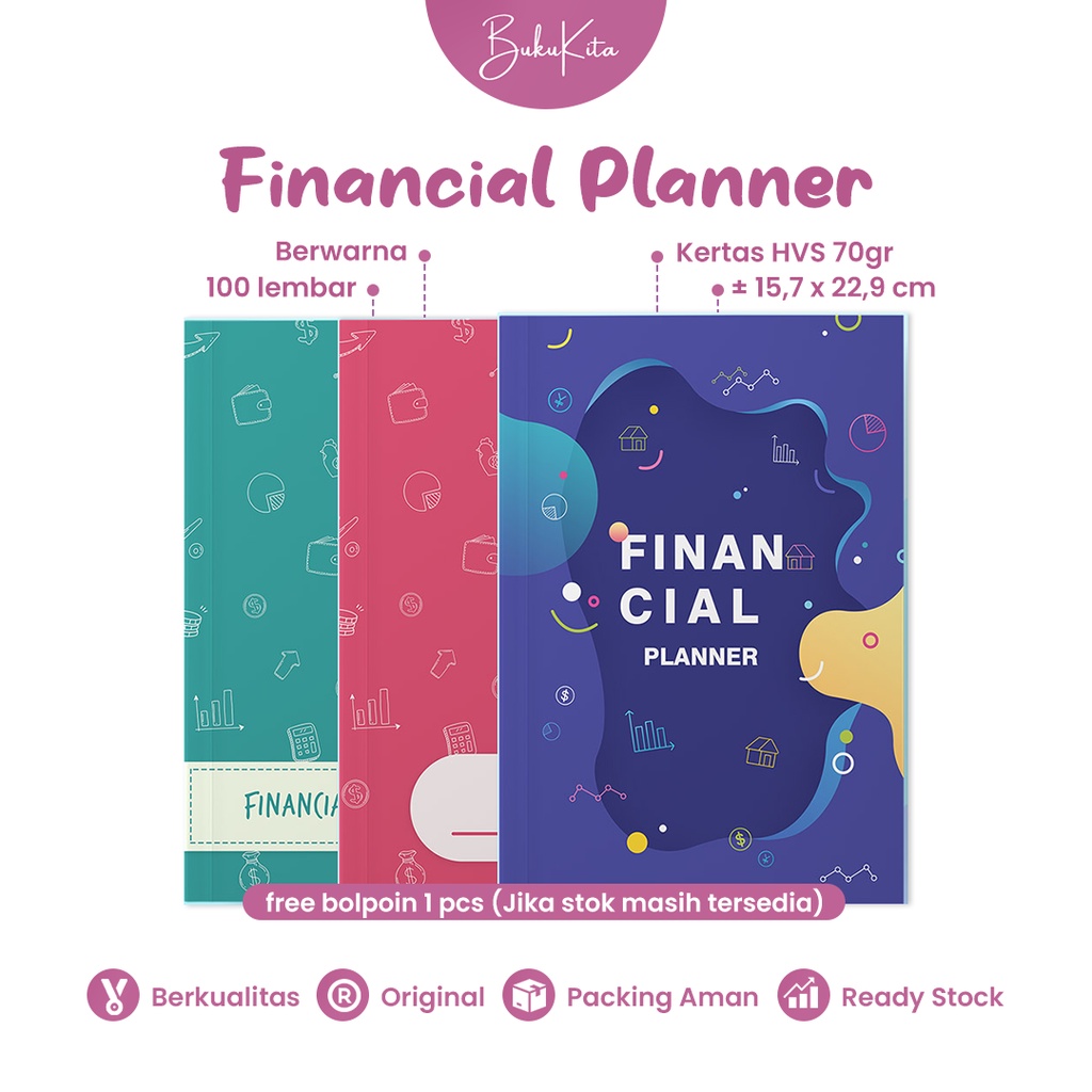 Jual Financial Planner Book Pengatur Pencatat dan Perencanaan Keuangan ...