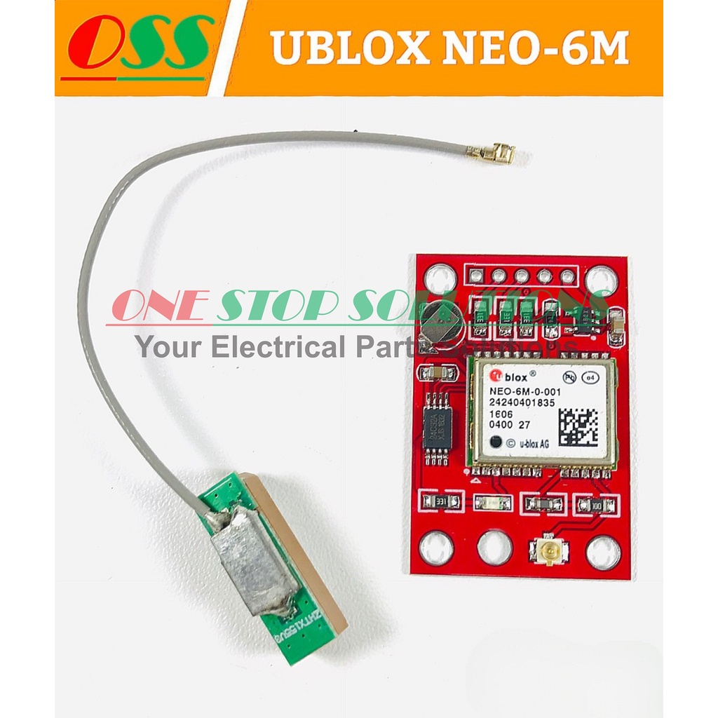 Jual UBLOX NEO-6M GPS MODULE NEO6MV2 WITH FLIGHT CONTROL FOR ARDUINO ...
