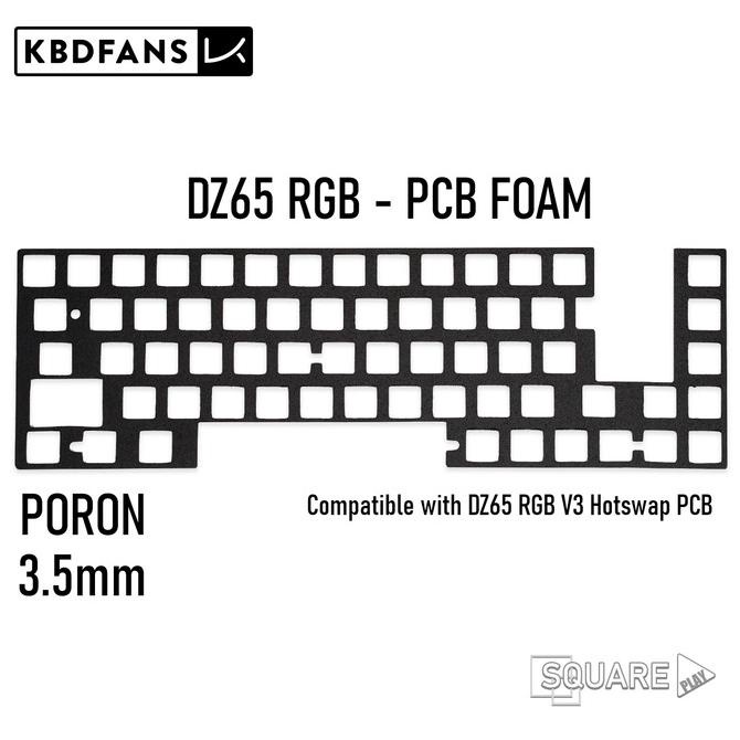 Jual DZ65 PCB Foam Poron 3.5mm KBDFans | Shopee Indonesia