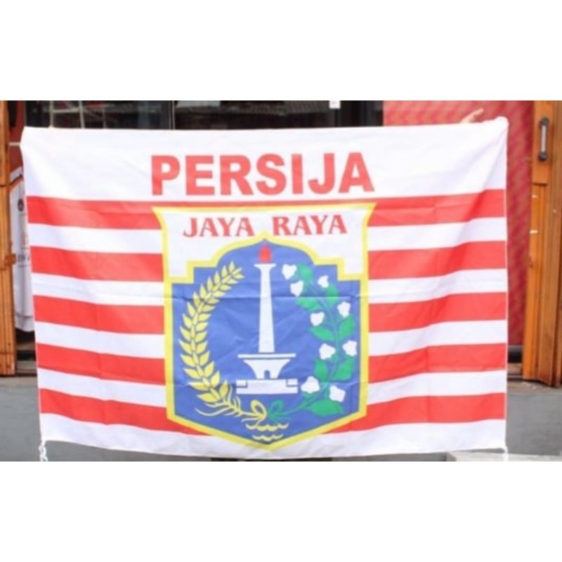 Jual Bendera bola / bendera persija jaya raya retro / giant flag size ...