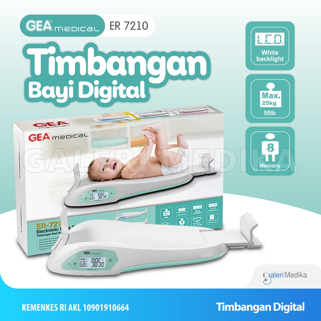 Jual Timbangan Bayi Digital GEA ER7210 | Shopee Indonesia
