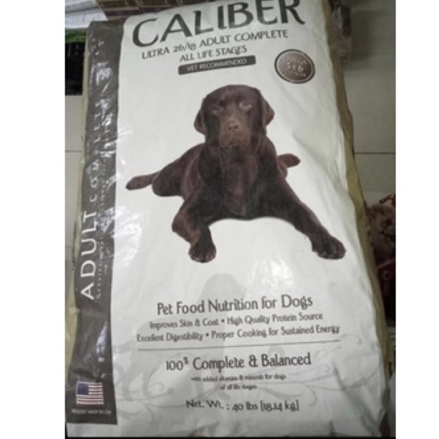 Jual caliber dog food 18 kg made in usa | Shopee Indonesia
