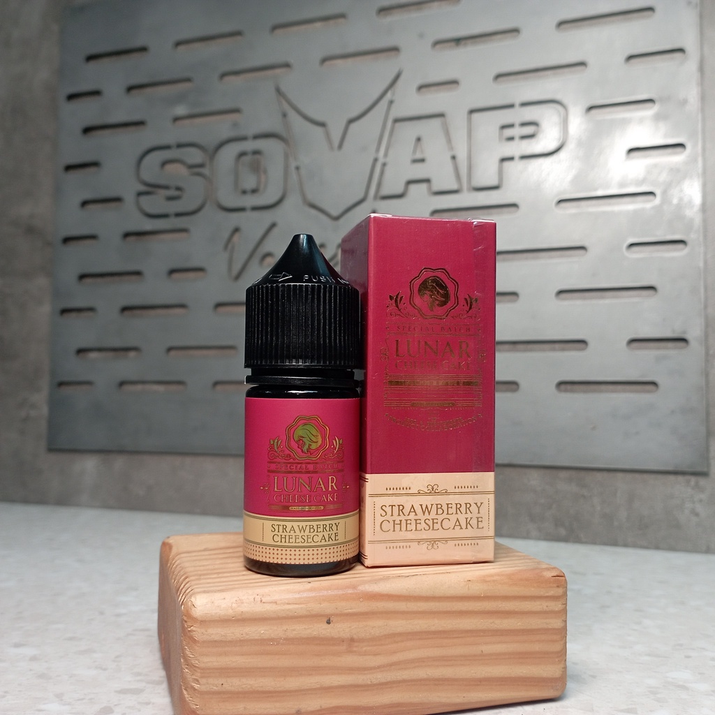 Jual Lunar Strawberry Cheesecake Salt Nic 30mg 30ml | Shopee Indonesia