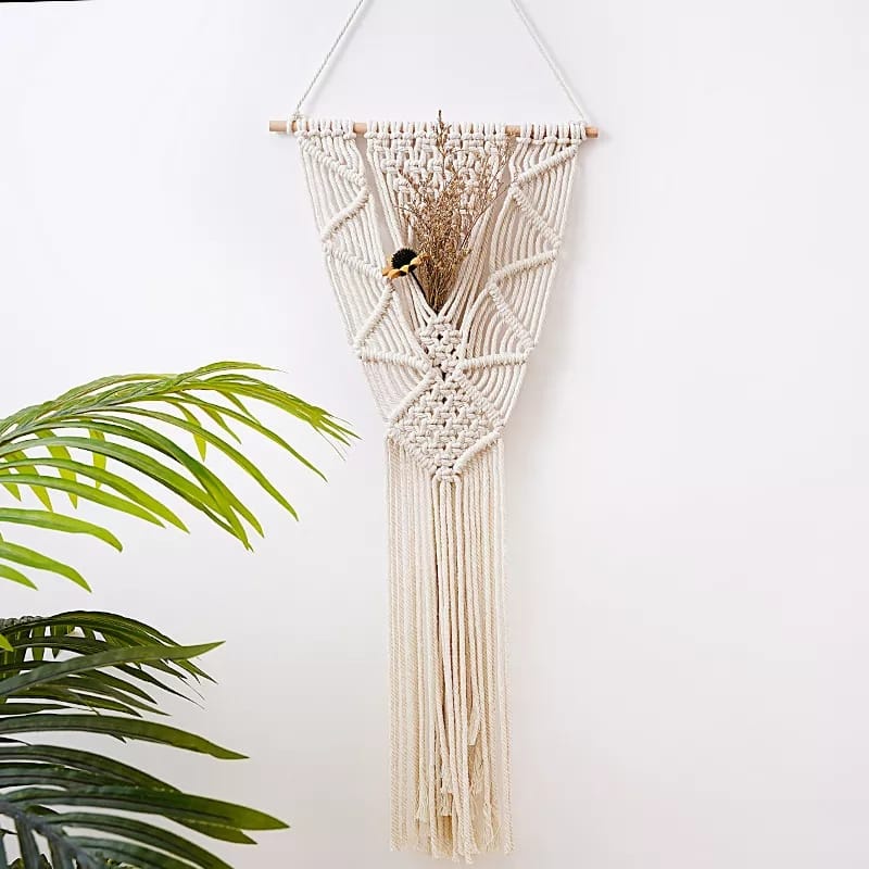 Jual Macrame pot aesthetic - Pot bunga hias - Pot bunga kering - Pot ...
