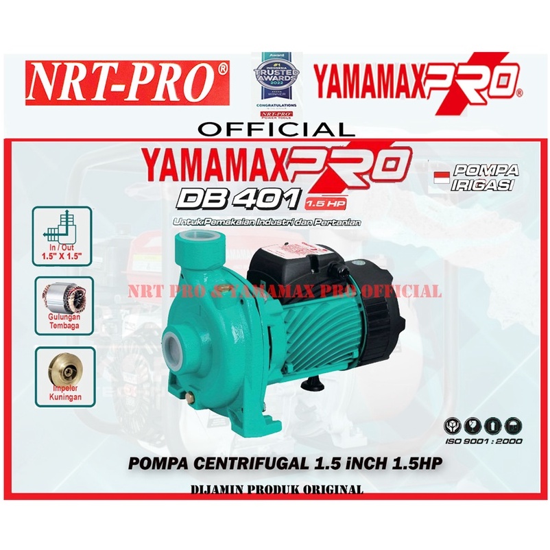 Jual YAMAMAX PRO DB 401 Pompa Air Centrifugal Sentrifugal Irigasi 1.5 ...
