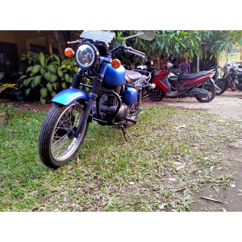 Jual engine guard crasbar Kawasaki w250 Estrella | Shopee Indonesia