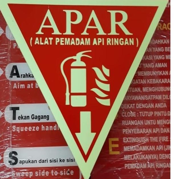 Jual ACRYLIC APAR SIGN SEGITA FOSFOR GLOW IN THE DARK 20 X 20CM ...