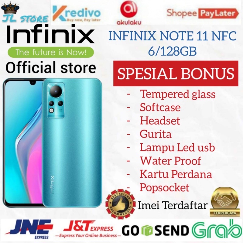 Jual INFINIX NOTE 11 NFC RAM 6GB 128GB GARANSI RESMI INFINIX INDONESIA ...
