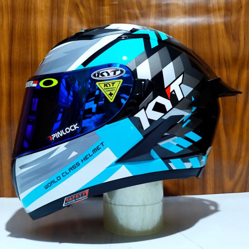 Jual HELM KYT FALCON FR PAKET GANTENG VISOR IRIDIUM | Shopee Indonesia