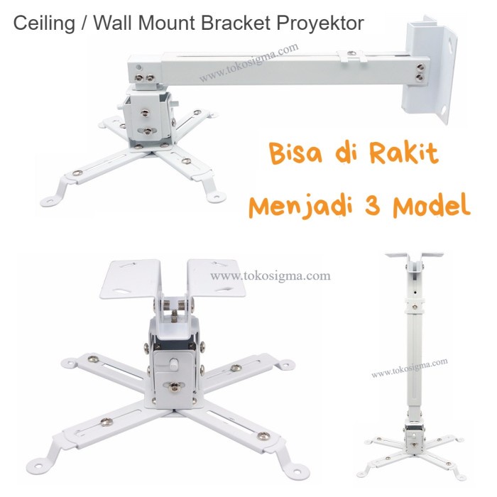 Jual Proy Ceiling Bracket Bp-01 For Infocus Lcd Proyektor Projector ...