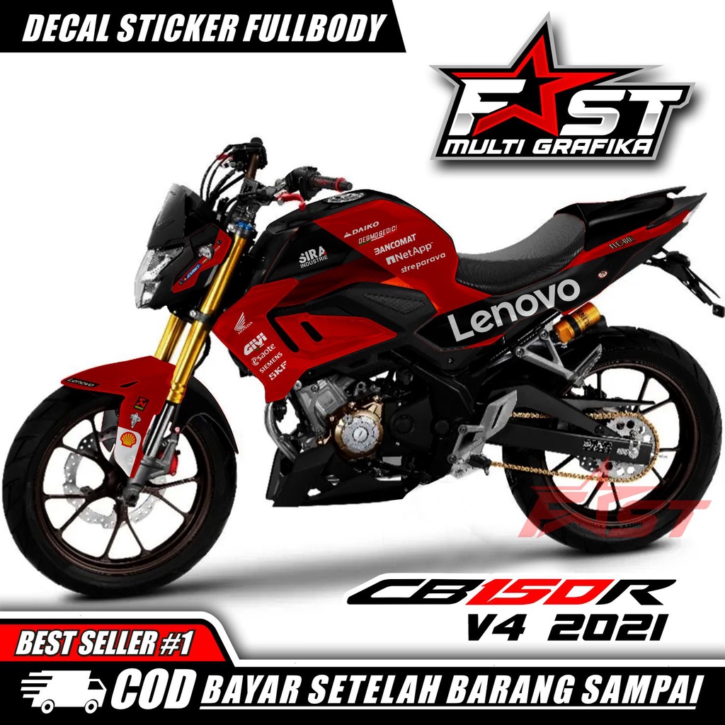 Jual ⭐⭐⭐⭐⭐BISA COD Decal CB150R Full Body 2021 V4 motif DUCATI Lenovo ...