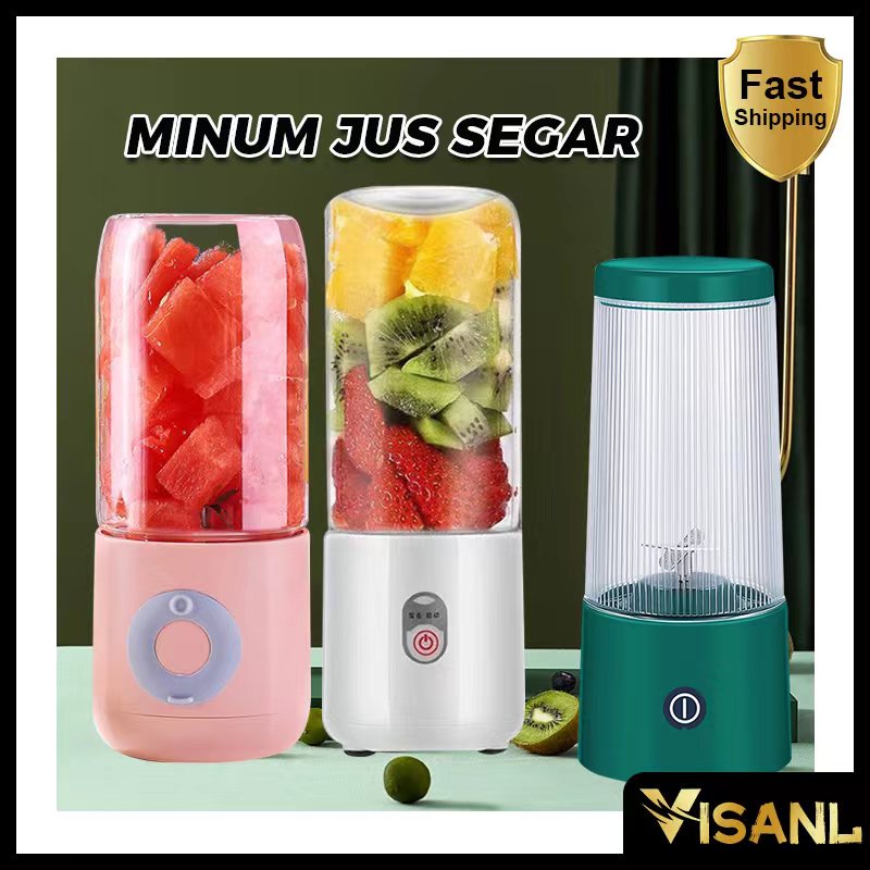 Jual Mini Portable Juicer Cup Rechargerable - Blender Jus Buah USB ...