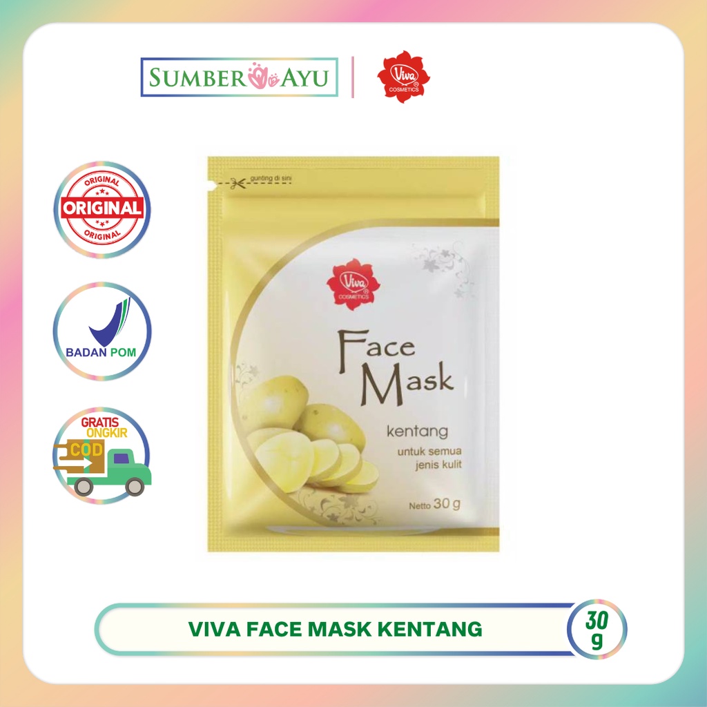 Jual Viva Face Mask Kentang 30 gr | Shopee Indonesia