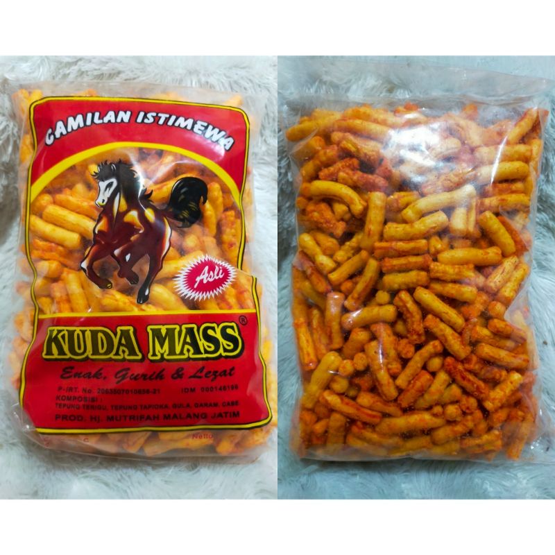 Jual camilan stik kuda mas pedas 250gr enak gurih - makanan ringan ...