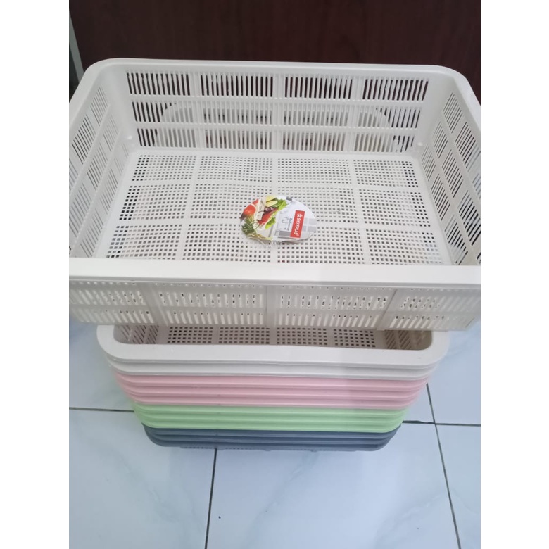 Jual Keranjang Plastik Warna Pastel / Tempat Surat Serbaguna Dokumen ...