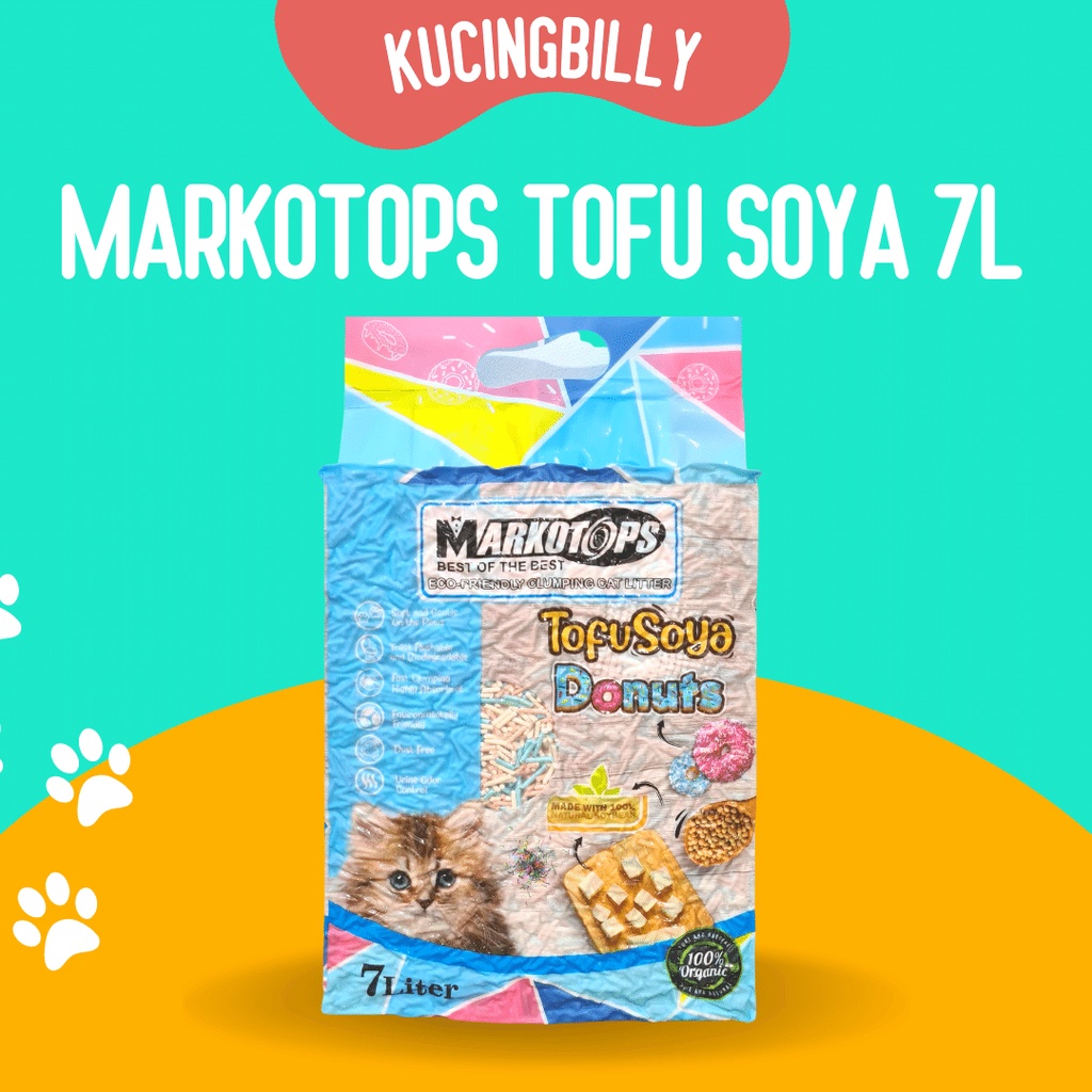 Jual Markotops TofuSoya 7L pasir kucing tofu soya | Shopee Indonesia