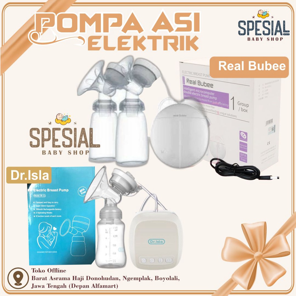 Jual Pompa ASI Elektrik Real Bubee Original / Breast Pump Electric ...