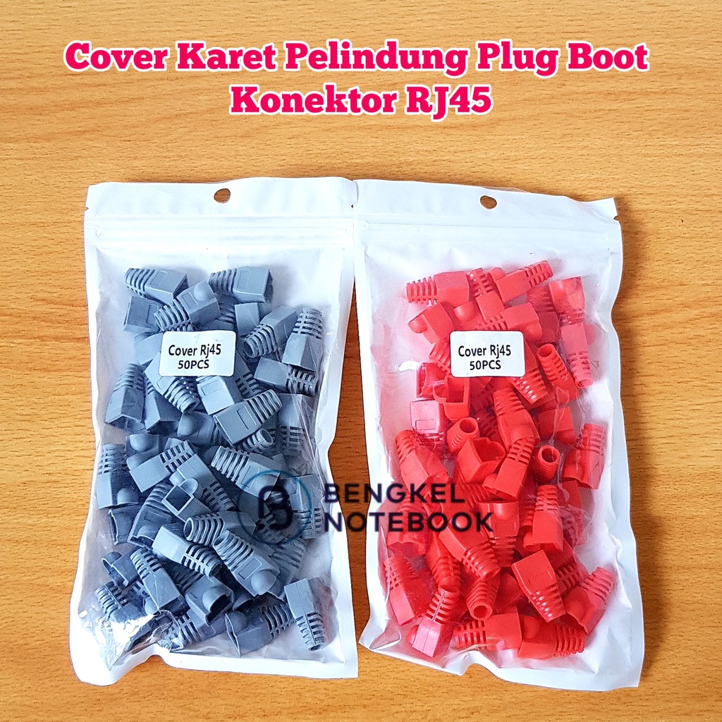 Jual Cover Karet Pelindung Plug Boot Konektor RJ45 isi 50PCS | Shopee Indonesia