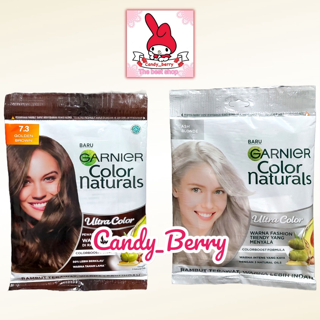 Jual Garnier ASH BLONDE + GOLDEN BROWN 7.3 Color Naturals Ultra Color ...
