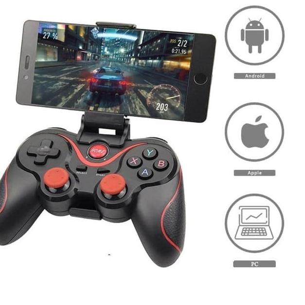 Jual Gamepad X3 Joystik - X3 Wireless Controller Bluetooth Murah ...