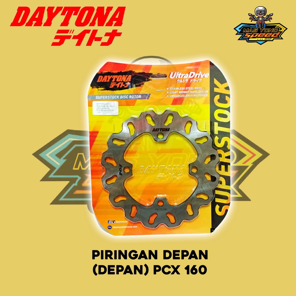 Jual Daytona Wave Disc Rotor Style Piringan Cakram Depan PCX 150 160 ...