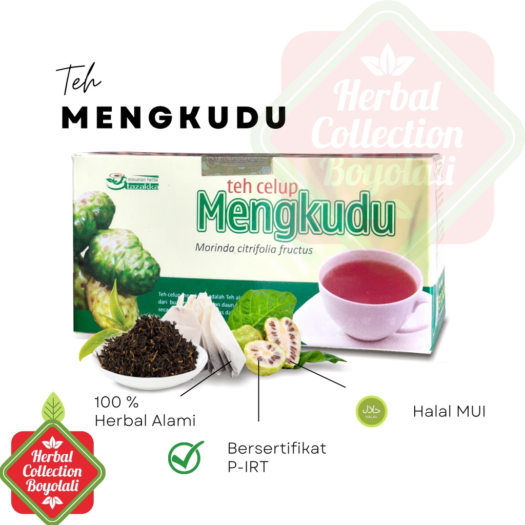 Jual Obat Diabetes dan Gula Dara Alami dari Teh MENGKUDU Tazakka isi 20 ...