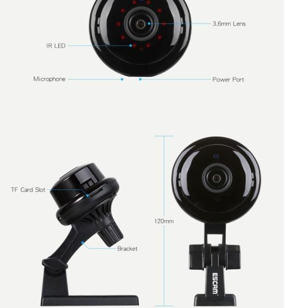 Jual IP Camera CCTV V380 A1 MINI WiFi Spy Kamera CCTV HDWireless Hidden ...