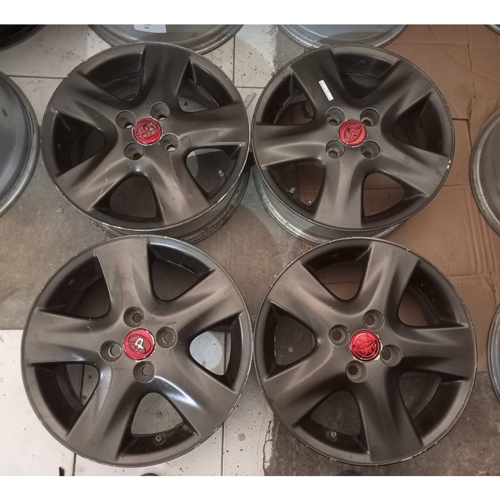 Jual VELG MOBIL SECOND STANDAR VIOS PALANG 5 RING 15 PCD 4X100 | Shopee Indonesia