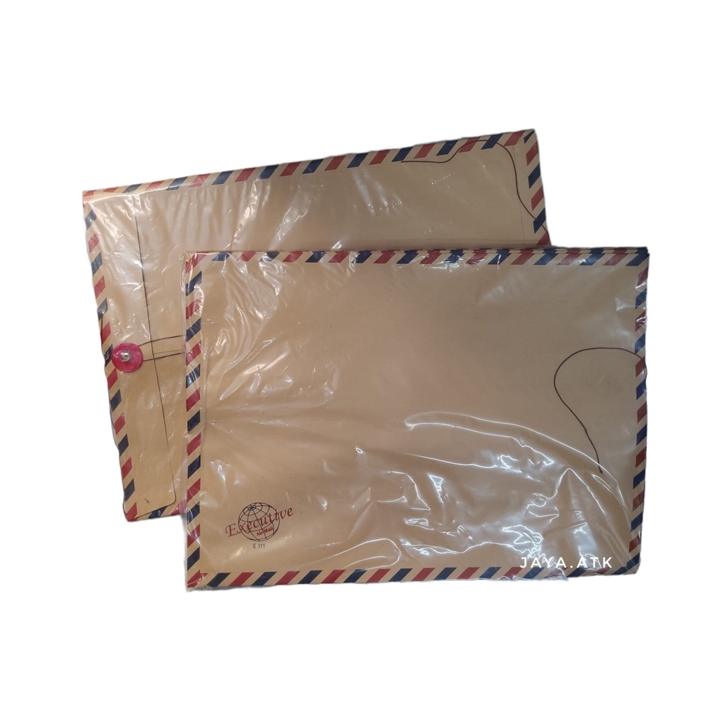 Jual AMPLOP COKLAT TALI 311 27 X 37 CM LAMARAN KERJA AIRMAIL ISI 10 LBR ...