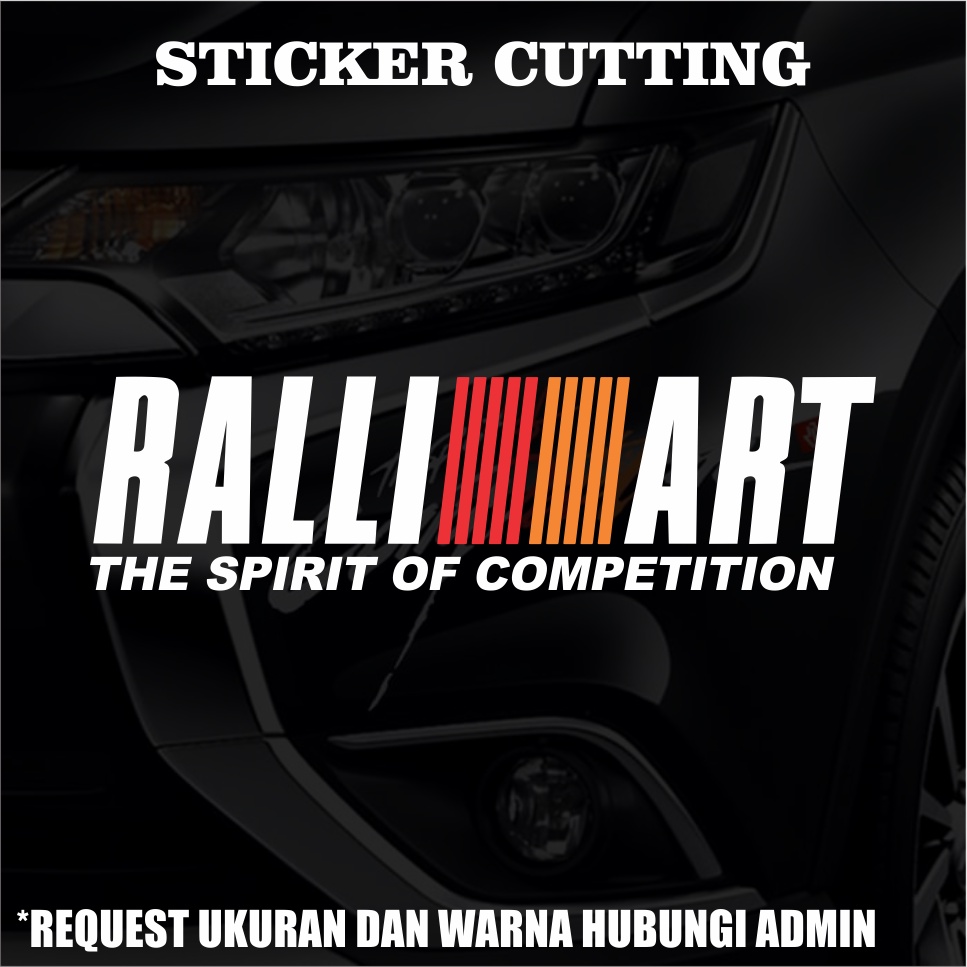 Jual Stiker Sticker Ralli Art The Spirit Of Competition | Shopee Indonesia