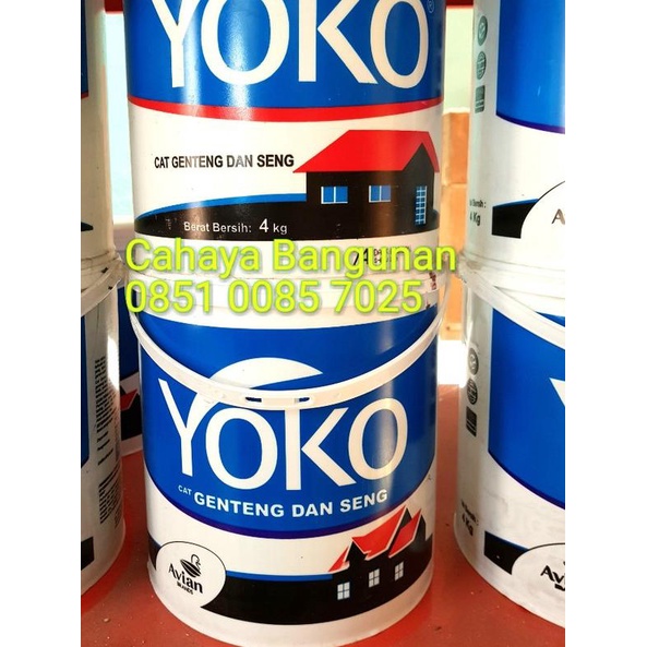 Jual Avian YOKO ROOF Cat Genteng Seng Grc Asbes Lapangan Kaleng Galon ...