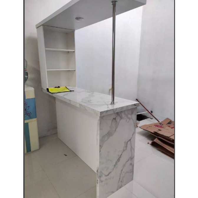 Jual Meja Bar/Kitchen Set Minimalis Non Rakitan P 200 cm T 220 Lebar 40 ...
