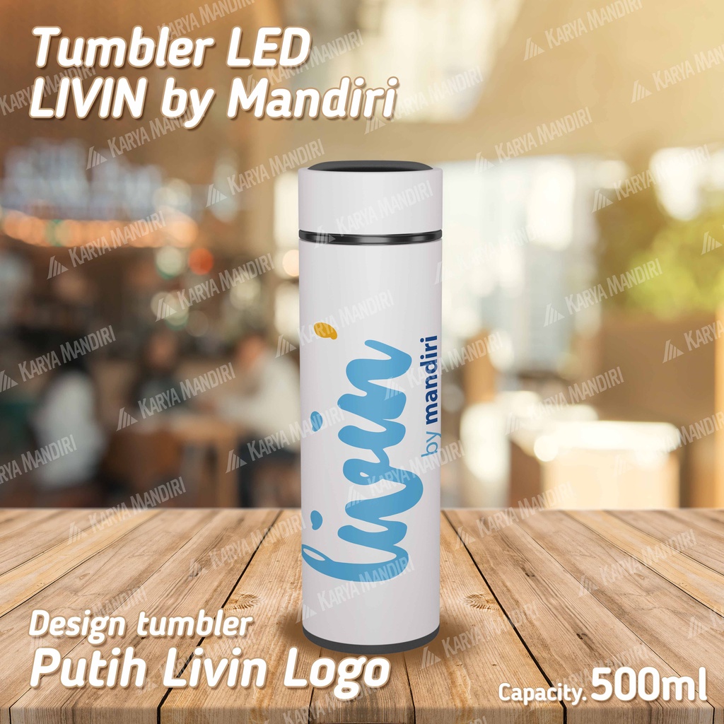Jual Tumbler Livin by Mandiri official merchandise bank mandiri ...