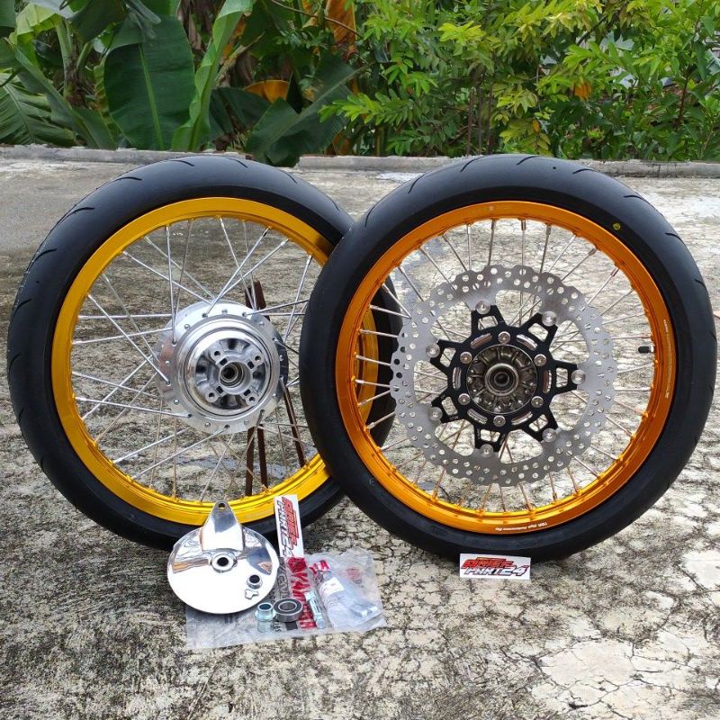 Jual velg set paket velg set TDR tromol KLX Dtracker tromol rxking ...