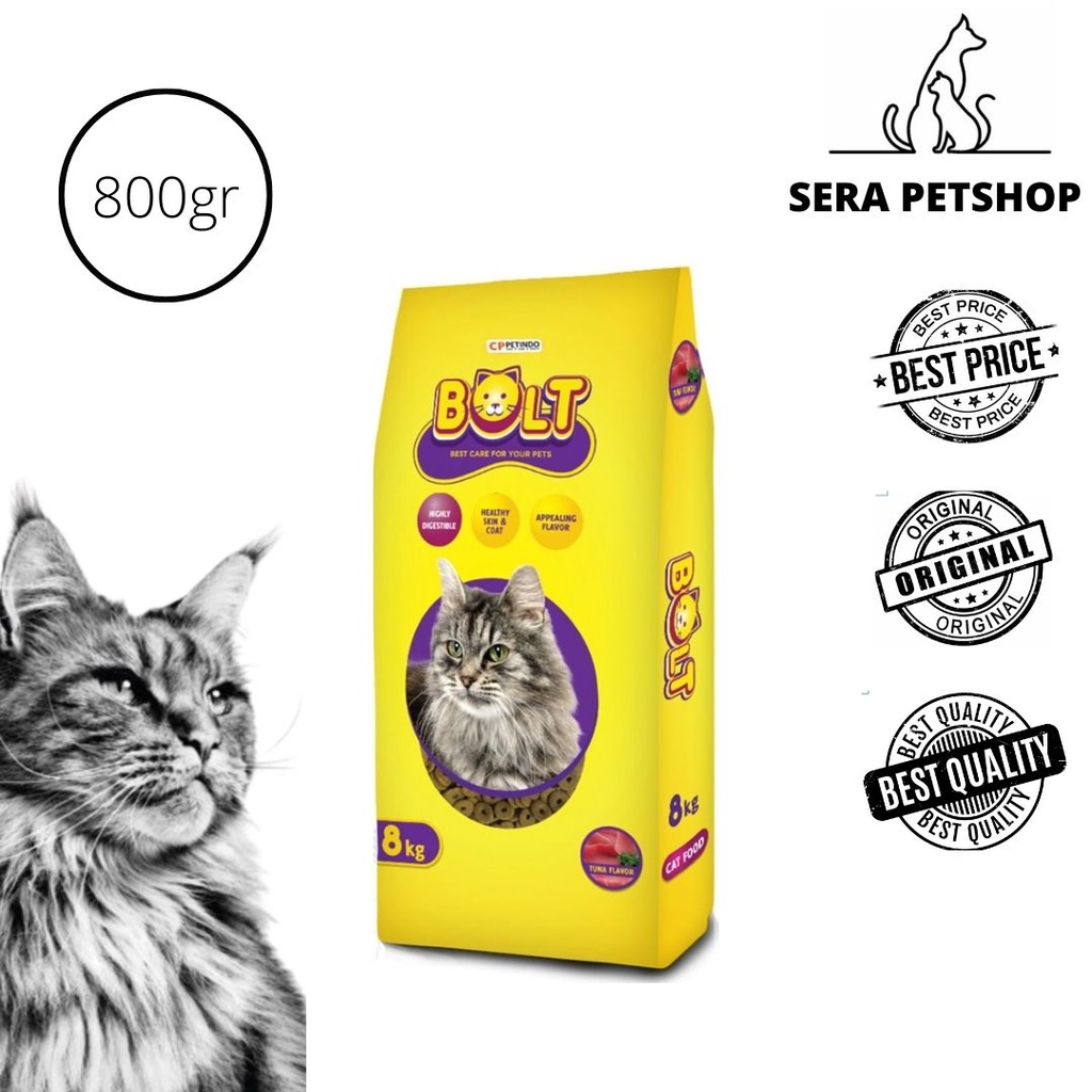 Jual Bolt Tuna Cat Food Kibble Donat - 800gr ( REPACK ) | Shopee Indonesia