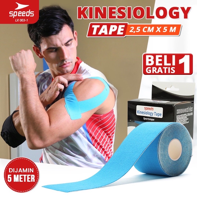 Jual SPEEDS Kinesio Tape Kinesiology Tape Sport And Therapy Tapping Plester Untuk Otot Taping ...