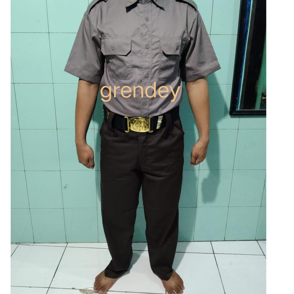 Jual ㅝV BAJU SERAGAM PDH LENGKAP LENGAN PENDEK COKLAT SATPAM SETELAN PDH SECURITY BAJU SERAGAM ...