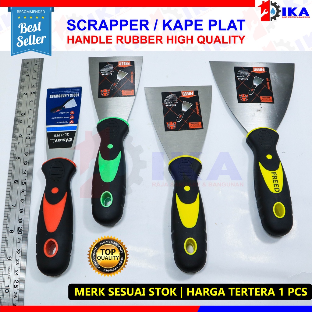 Jual Kape Gagang Karet / Kape Plat / Scraper Karet Murah 1" - 1,5" - 2 ...