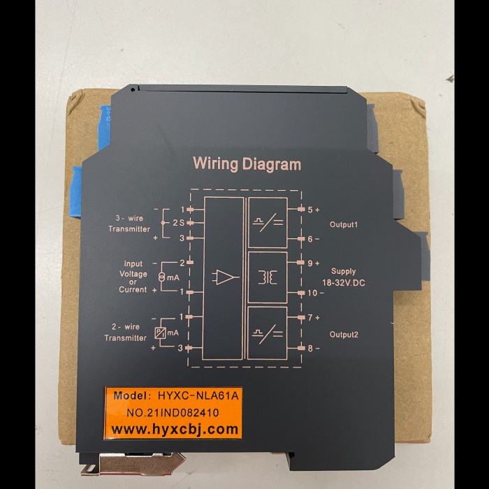 Jual Insulator Dc Signal Isolator 0-10V To 4-20Ma Converter Din Rail ...