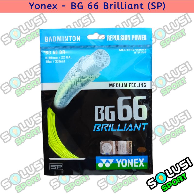 Jual Senar YONEX BG 66 BRILLIANT Badminton BG66 Bulutangkis Original ...