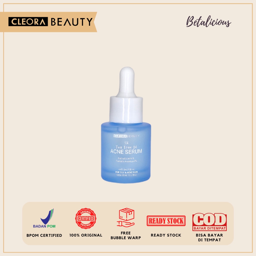 Jual Cleora Beauty Acne Serum 20ml | Shopee Indonesia