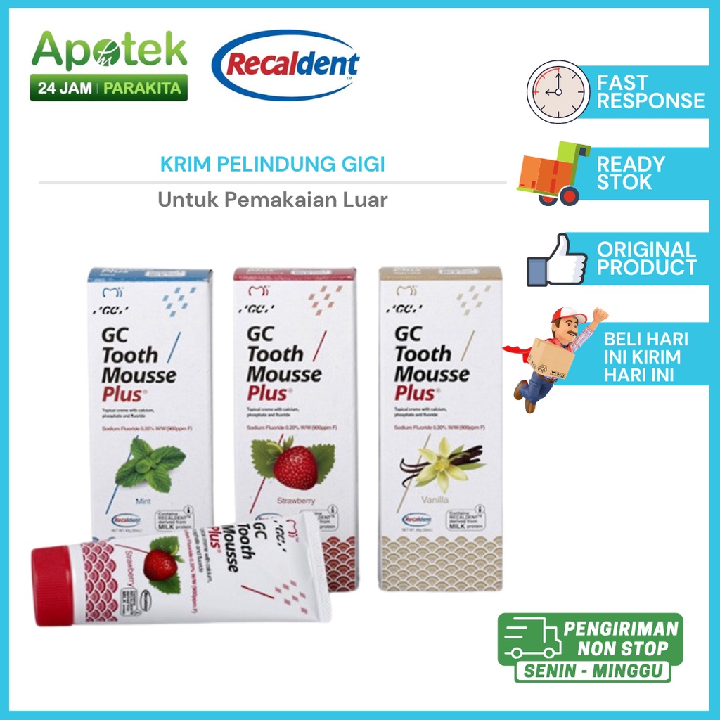 Jual GC Tooth Mousse Plus vitamin Gigi | Shopee Indonesia