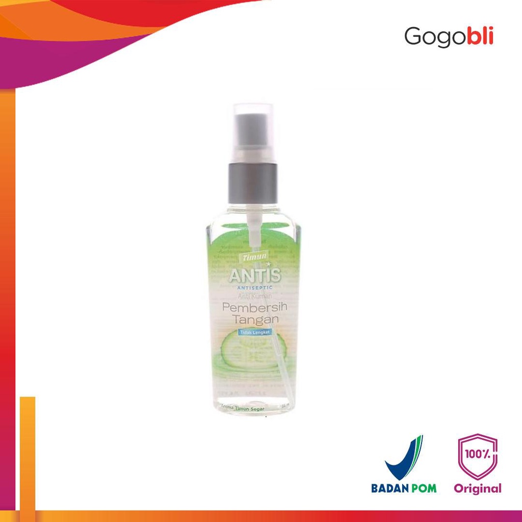 Jual Antis Antiseptic Timun Spray 55ml | Shopee Indonesia