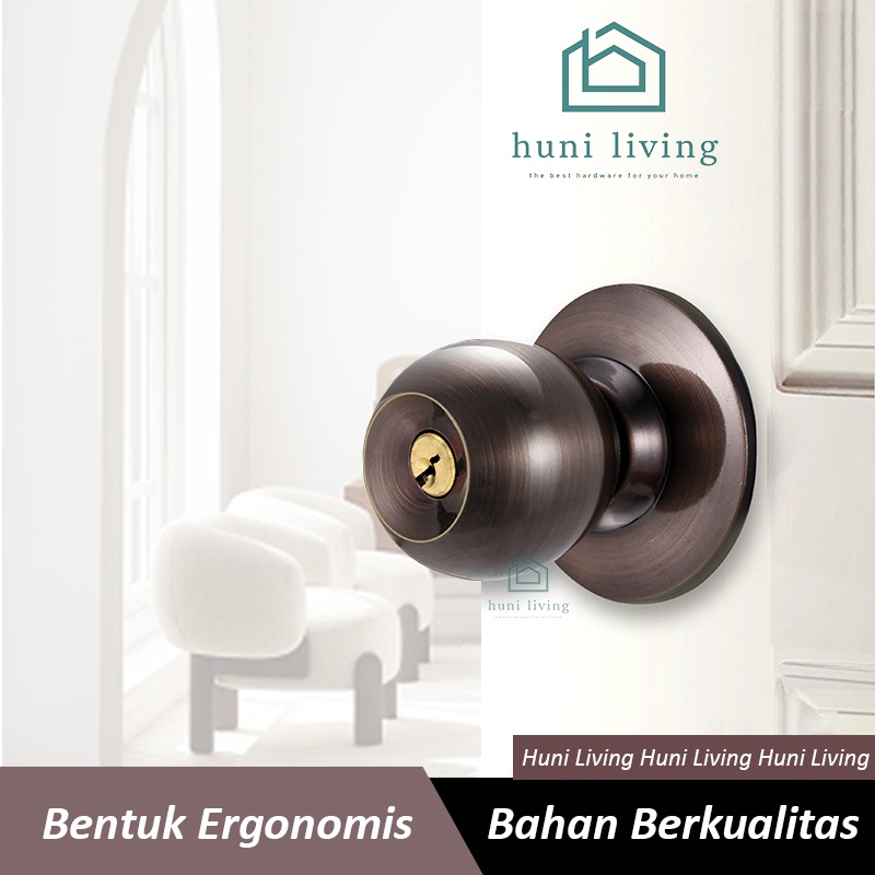 Jual Kunci Pintu Kamar Mandi Bulat Onat / Tarikan Gagang Handle Putar ...